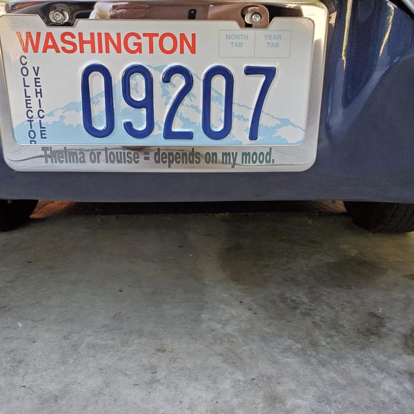 Customized Heavy Duty License Plate Frame Laser Engraved Stainless ...