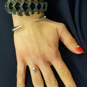SPINAL CORE Cast Bone Statement Bracelet - Etsy