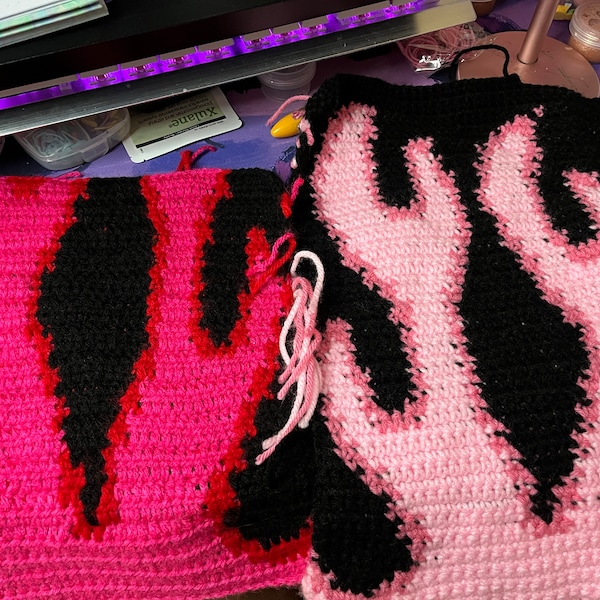 PDF: on Fire Tote Bag Crochet Pattern! *digital Download Only* - Etsy