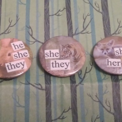 Handmade Collage Pin: 3-PACK CUSTOM ORDER - Etsy