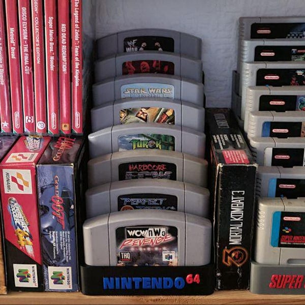 Nintendo 64 N64 Game Display Stand - Etsy
