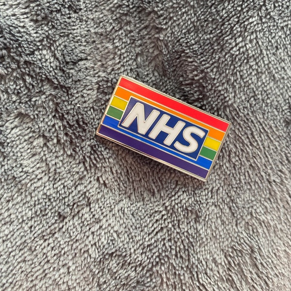 NHS Rainbow Charity Enamel Pin Badge | Thank You NHS | LBGQT Pride ...