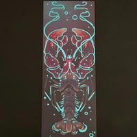 Limited Edition Neon Pink Satanic Risograph Print Occult Riso Halloween ...