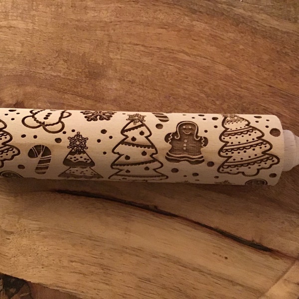 4 PACK PATTERNS - Rolling Pin Personalized Pin Rolling Pin Vintage ...