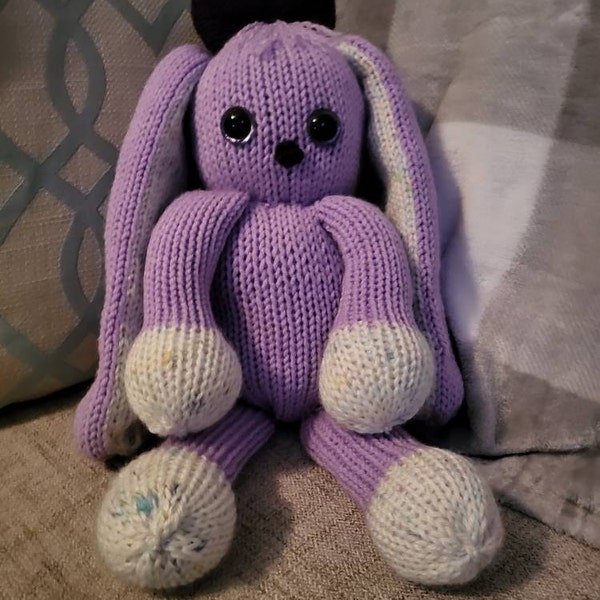 Lop Eared Bunny - Circular Knitting Machine Pdf Pattern - Sentro Addi ...