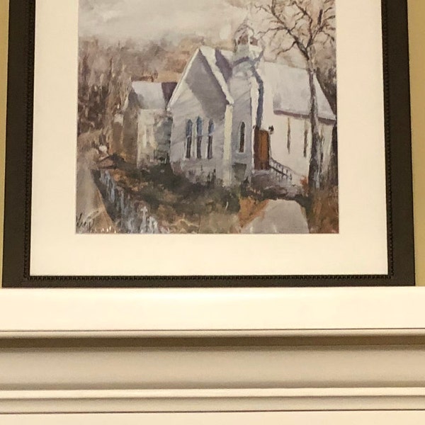 COW Expressionist Style Farm Animal Art on Canvas * Giclee Print of the ...