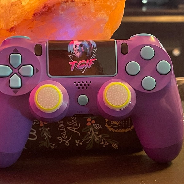 Personalized Playstation 4 PS4 Controller Custom Touchpad Full Color ...