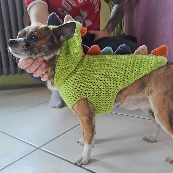 Digital Download Crochet Dinosaur Jumper Sweater Pattern 14 Inch - Etsy