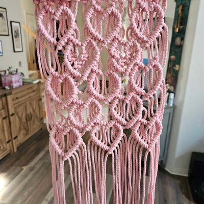 Macrame Wall Hanging Pdf Pattern, Beginner Macrame Tutorial, DIY Macrame Step by Step, Macrame ...