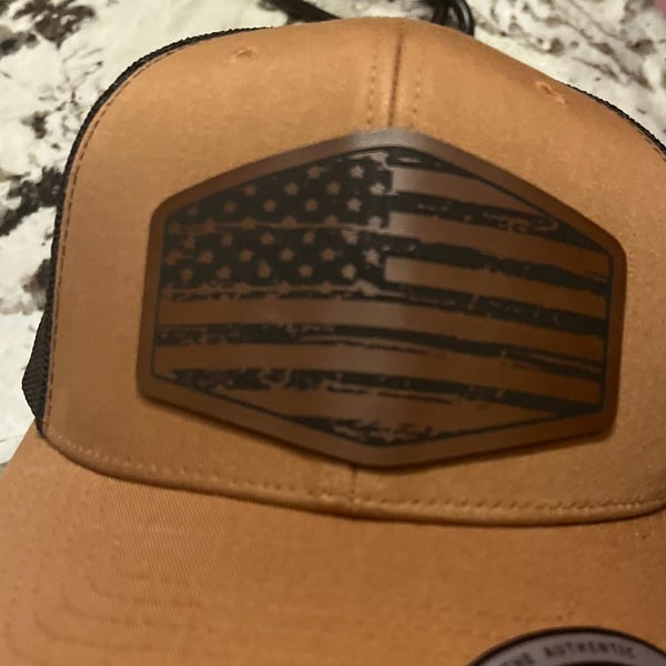 Custom on the Pontoon Patch Boating Hat Patch Adhesive Patch Engraved ...