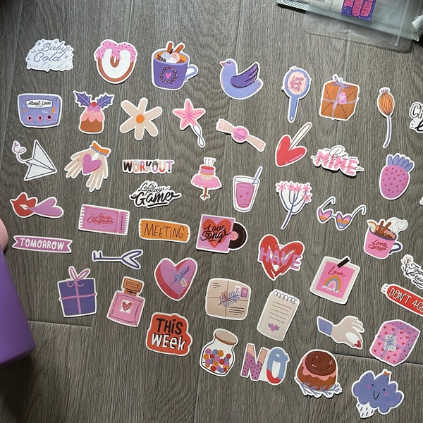 50pcs Vintage Around the World Landmark Stamp Art Sticker Pack for ...