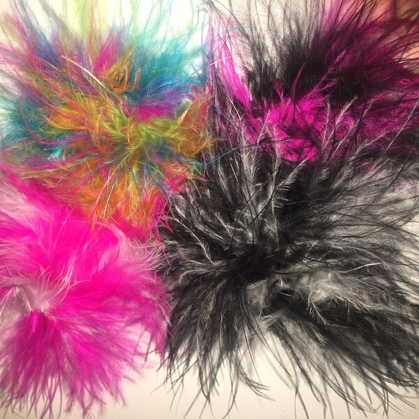 Marabou Feather Puffs, Marabou Puffs, Feather Puffs, Marabou Feathers ...