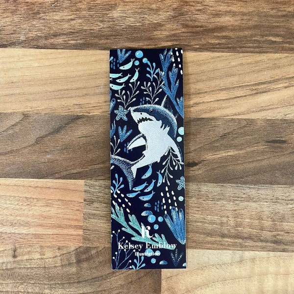 Whale Shark Bookmark Marine Life Stationery, Bookworm Gift, With or ...