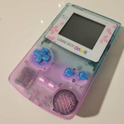 Custom Pink and Blue Fade Gameboy Color With Backlight Mod - Etsy