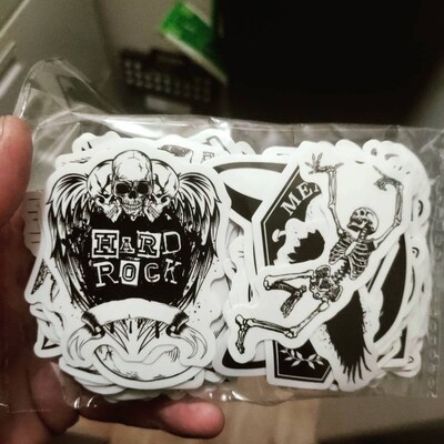 10-100 Pcs Random Gothic Stickers Dark Horror Vinyl Waterproof - Etsy