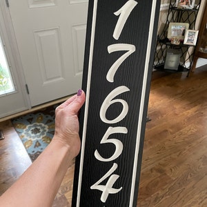 Hanging House Number Sign Driveway Address Sign Signpost - Etsy