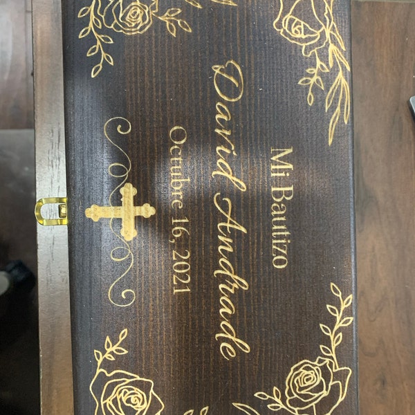 Personalized Engraved Wedding Box, Custom Anniversary Box, Wedding Gift ...