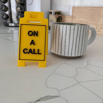 ON A CALL Mini Floor Sign Custom Colors 3D Printed - Etsy