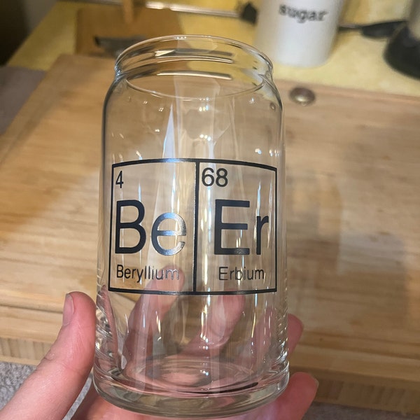 Science Themed Bar Glassware Set With Gift Box, Chemistry Glassware Set ...