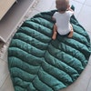 Large Leaf Play Mat From Natural Linen Various Colours - Etsy