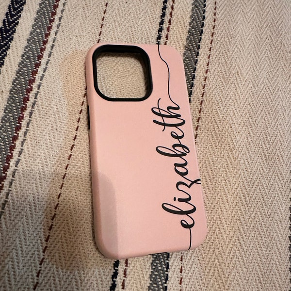 Monogram Initials iPhone 13 Case Big Initials iPhone 15 Case ...