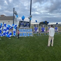 Custom-printed Vinyl Basketball Banner, Weatherproof High School Senior ...