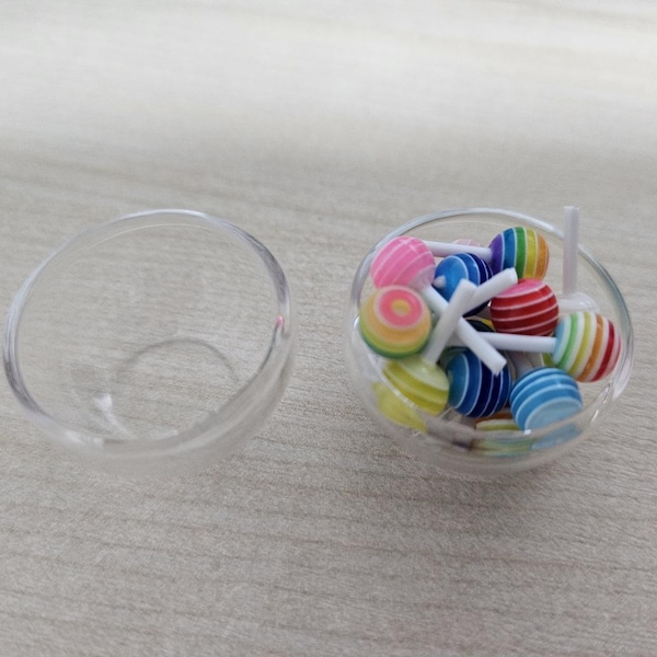 Miniature Real Glass Bowl Dollhouse Candy Bowl Mini Salad Bowl for ...