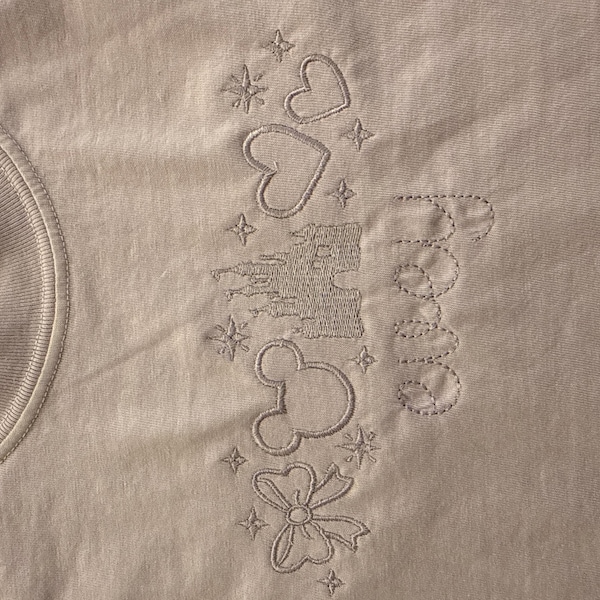 Coquette Embroidery Design, Bow Castle Hearts Embroidery, Princess ...
