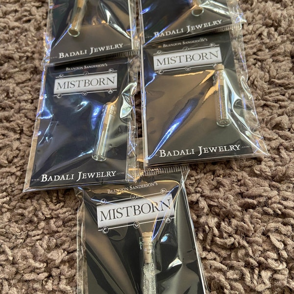Mistborn Metals Vials, Officially Licensed Replica With Brandon ...