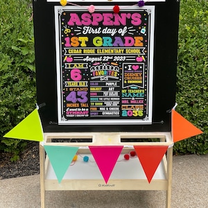 Stop Crying Mom Sign Printable First Day of Kindergarten Sign - Etsy