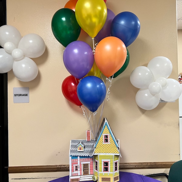 Movie UP Printable Balloon House DIY Craft With Youtube Tutorial Video ...
