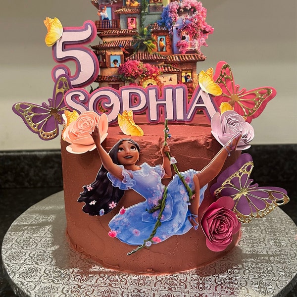 Isabella Cake Topper | Encanto Cake Topper | Encanto Party | Encanto ...
