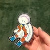 Cute Space Ghost Waterproof Sticker Set! V5 - Etsy