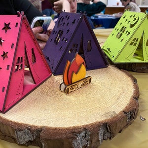 Mountains Landscape Multilayer Shadow Box Painting Frame Wall | Etsy