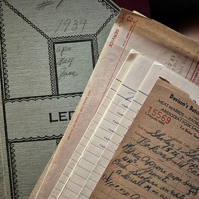 Printable Vintage Ledger Covers Digital Download Only 3 Sizes in One ...