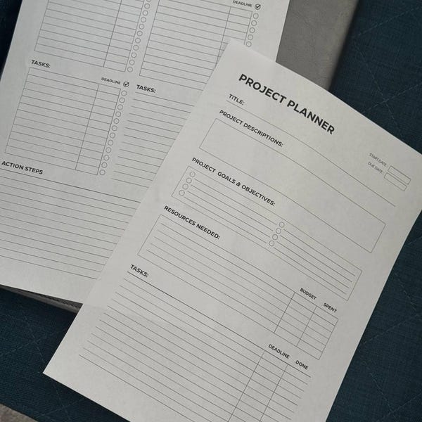 Fitness Planner Printable | Workout Tracker PDF Download | Exercise Log ...