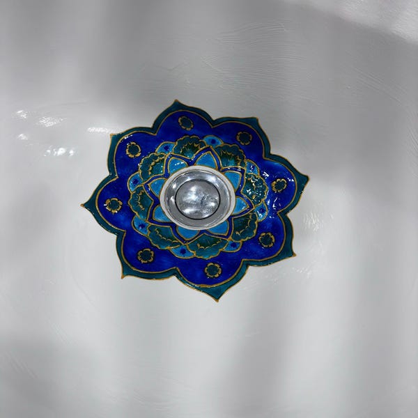 Sink Mandala Decal, Bathroom Art, Bath Sticker, Self-adhesive Sink ...