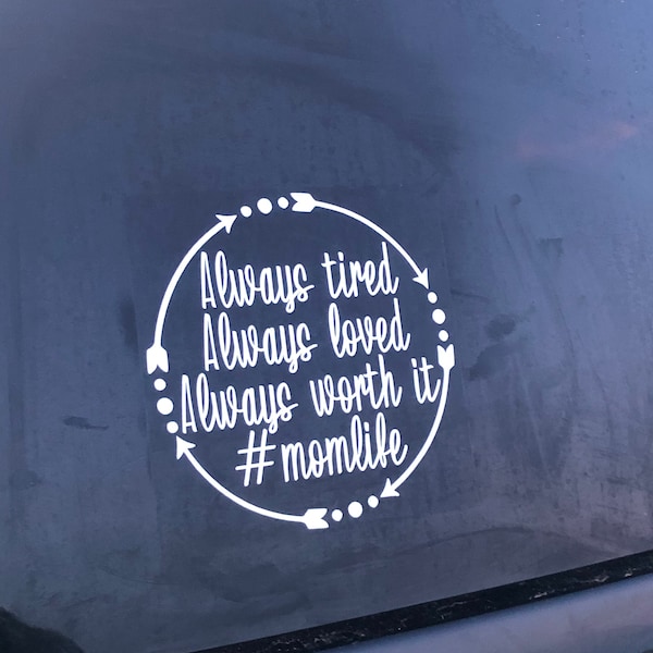 Mom Decal | Mom Decal for Car | Decal for Women | Gift for Mom | Gift ...