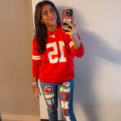 Custom Football Team Jeans - Etsy