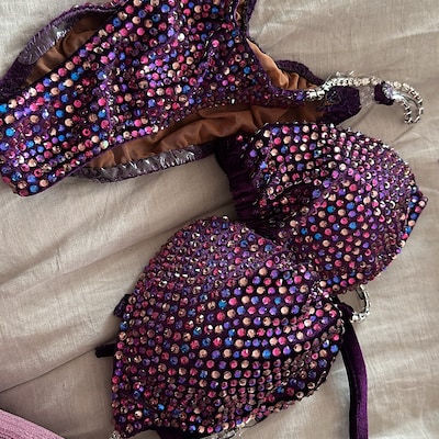 Competition Set Rhinestone Fitness NPC IFBB WBFF Figure Competition ...