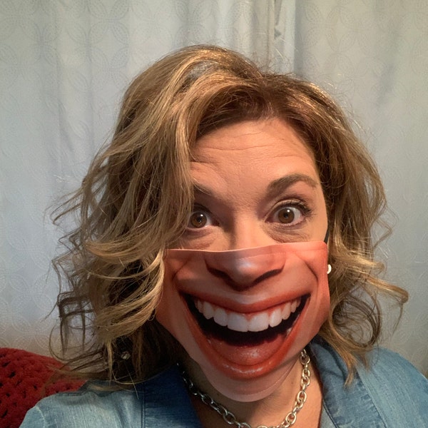 Choose Your FUNNY MASKS With 2 Filters Optional. Nose Wire Included ...