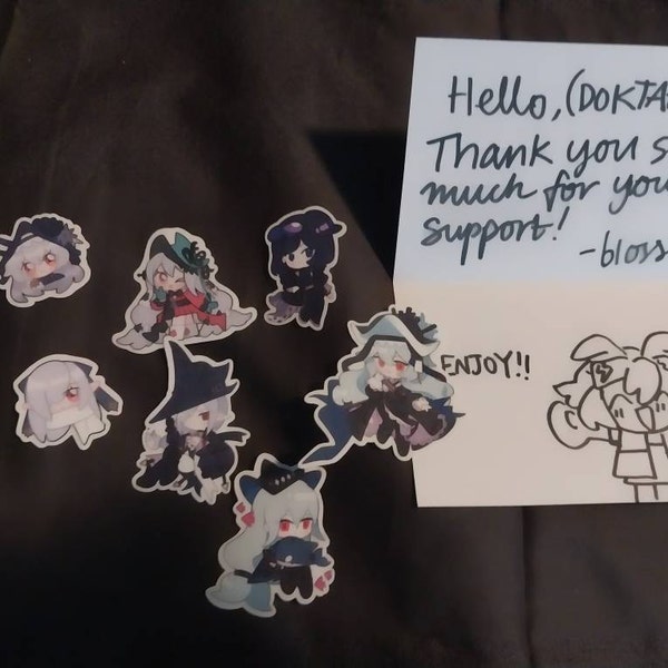 Arknights Abyssal Hunters Die-cut Sticker Set - Skadi, Specter ...