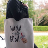 Mama Needs Boba Shirt, Boba Milk Tea Lover, Caffeine Lover, Boba Lover ...