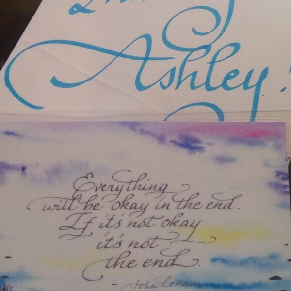 Expect a MIRACLE Card, CUSTOM Note Card, Keep the Faith, Sending ...