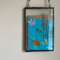 Custom Large Floating Frame in Teak Veneer, Pressed Flower Frames ...