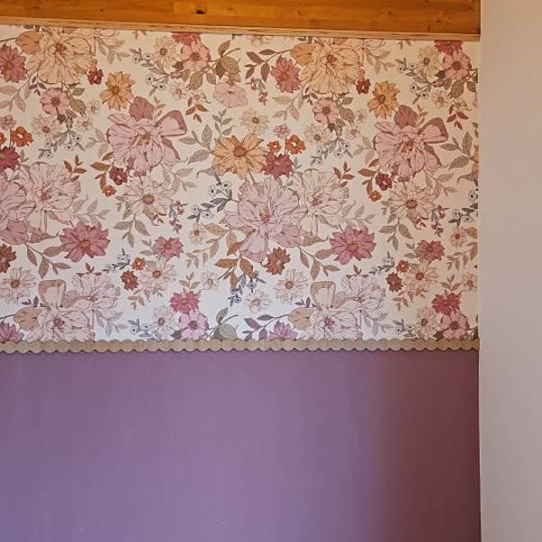 Half Wallpaper Panelling, Bottom Wall Wallpaper, Peel and Stick ...