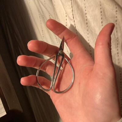 Vintage Style Notion Scissor With Textured Handles - Etsy