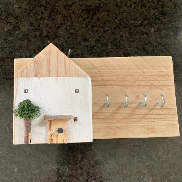 Rustic Key Holder for Wall - Etsy