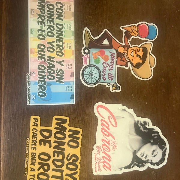 Mexican Stickers, Latina Stickers, Latino Stickers, Latina Owned ...