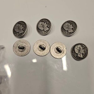 Traditional Costume Buttons, Dirndl Buttons, Metal Buttons, Antique ...